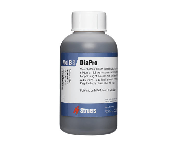 DiaPro Mol B, 3 µm, 500 ml — Metalinspec MX
